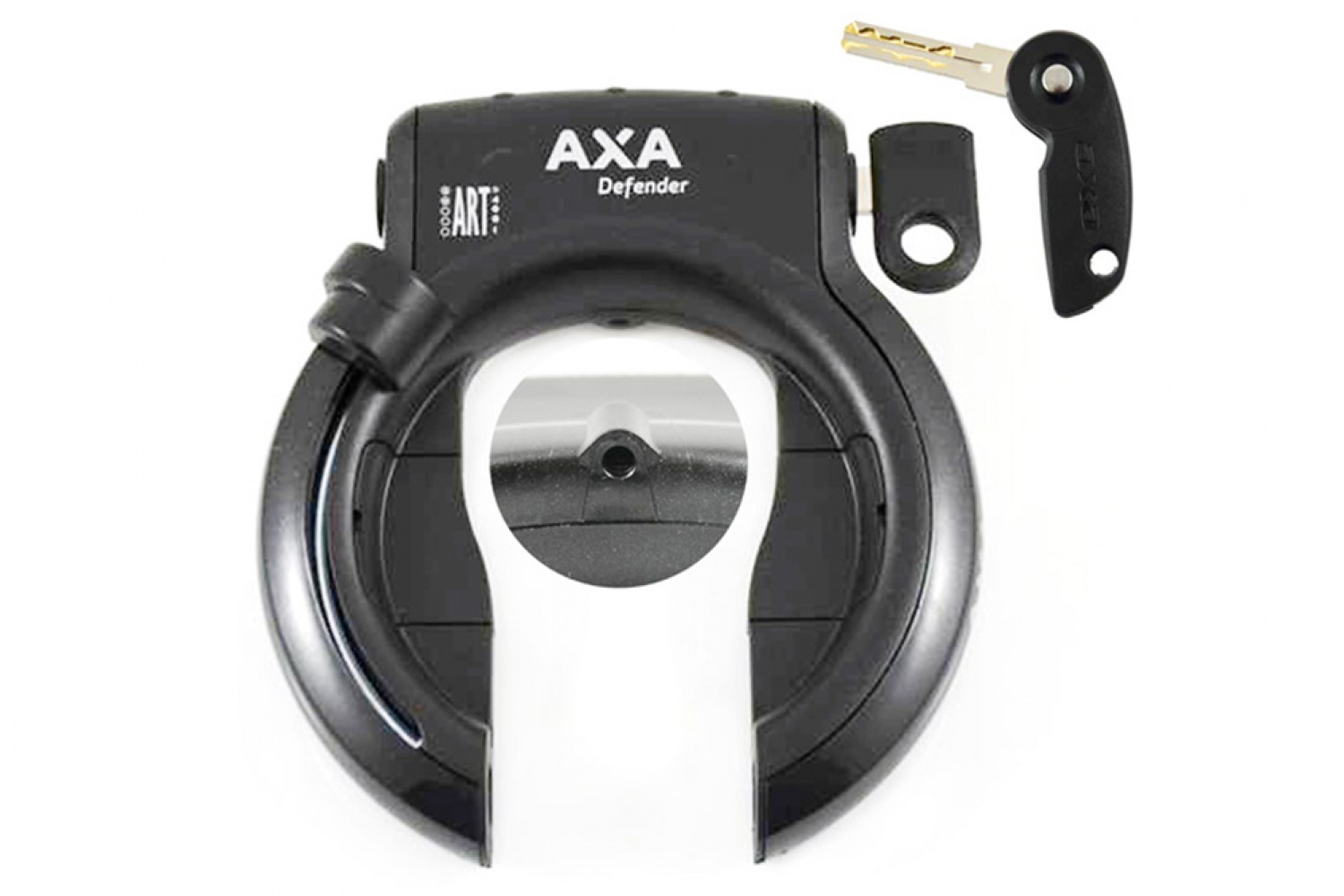 Axa Defender Ringslot Zwart Fietssloten City Bikesnl